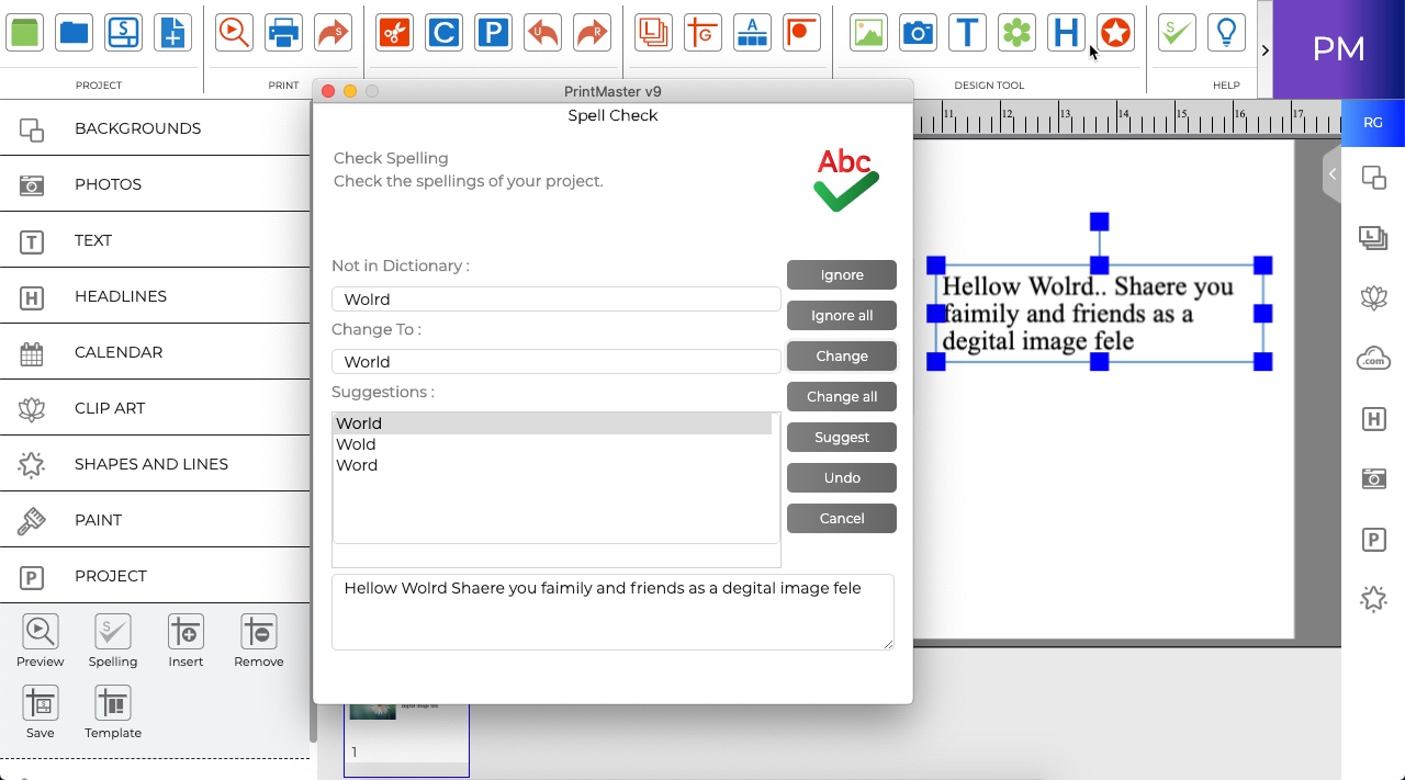 Project - PrintMaster v9 Userguide